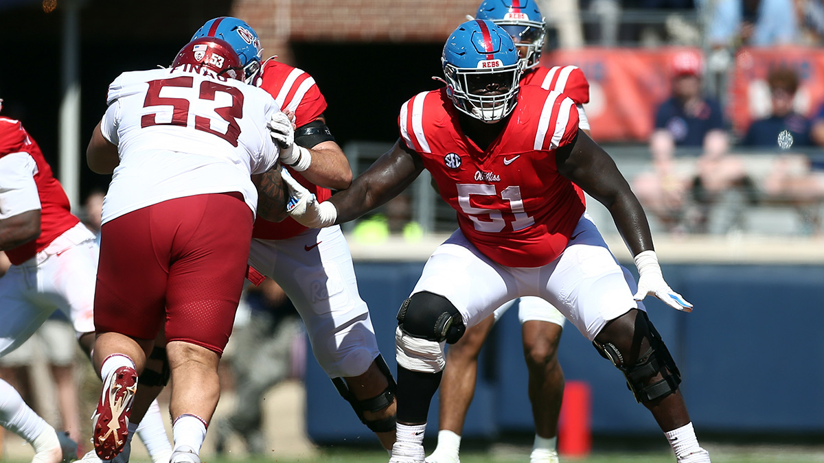 Ole Miss OL dealt a blow as Delano Townsend hits the portal
