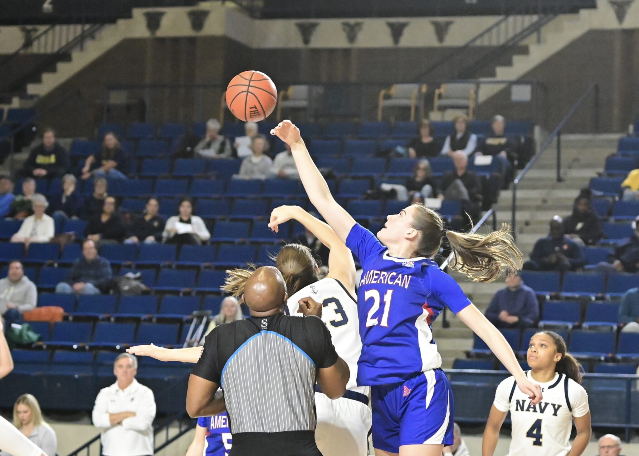 Navy WBB vs American - First Quarter Photos - On3