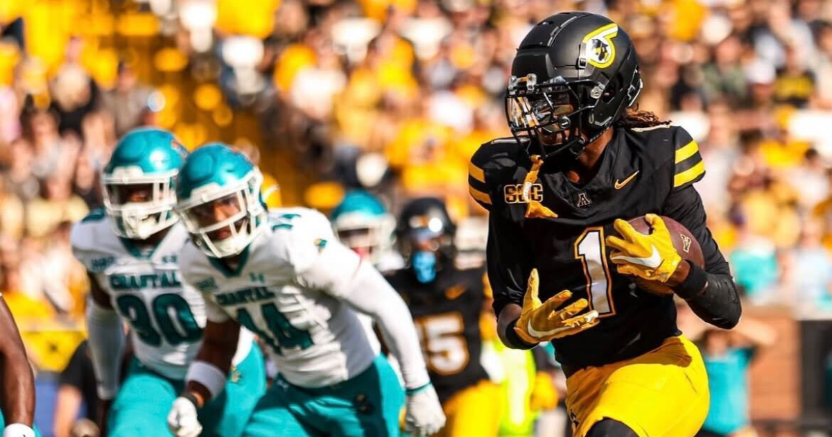 App State transfer WR Davion Dozier commits to NC State