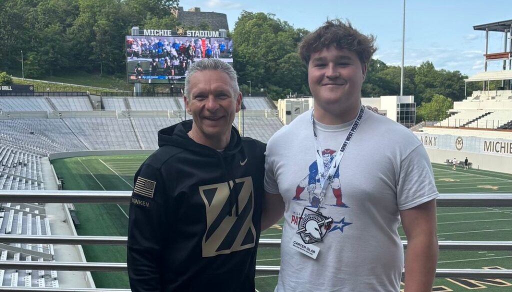 2026 OL Army commit Carter Glab chimes in on his West Point OV - On3