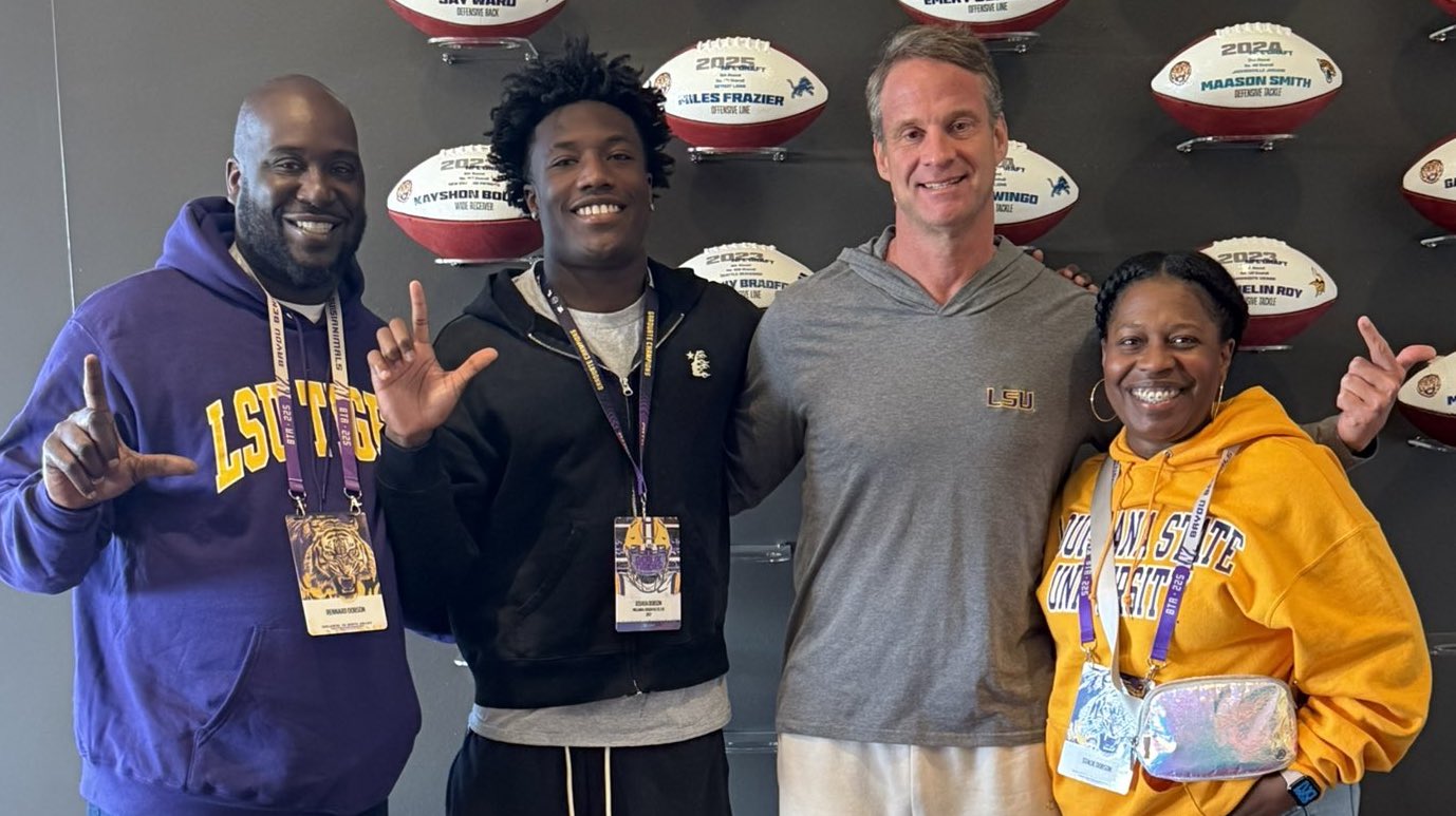Five-star CB Joshua Dobson talks amazing weekend at LSU - On3