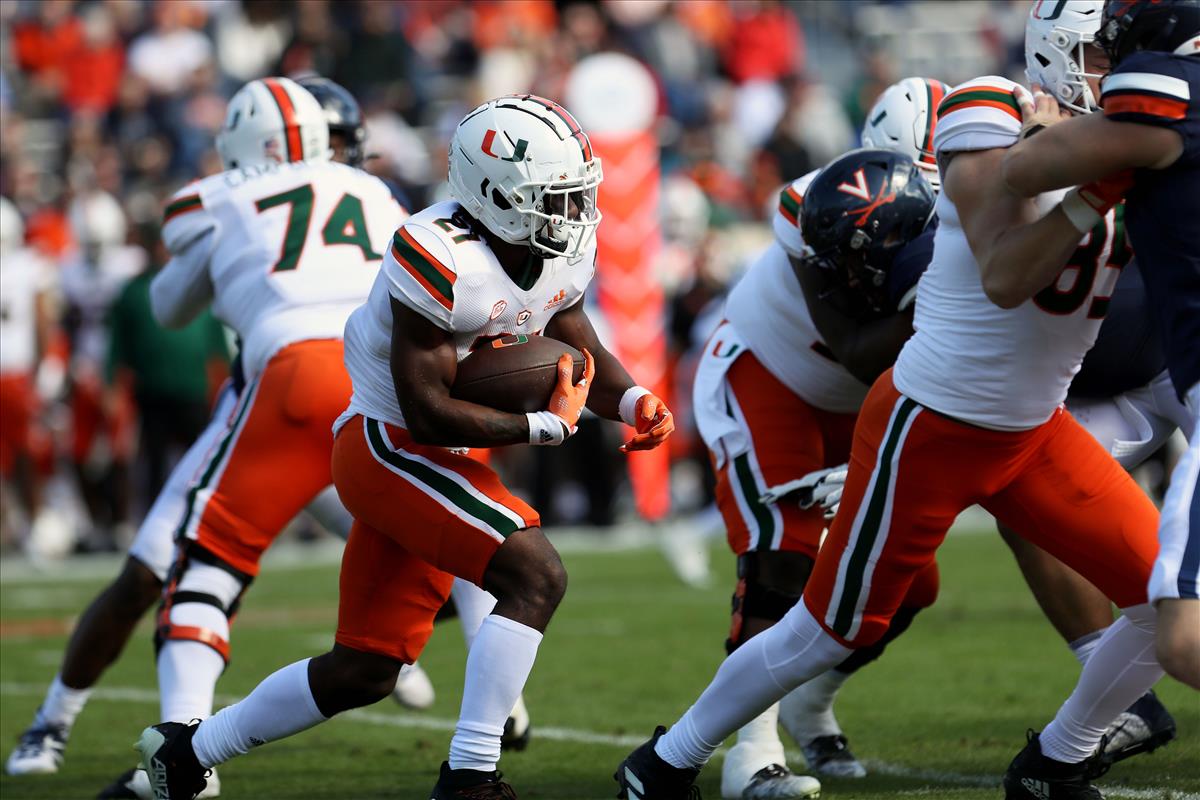 ANALYSIS: Miami RB roster rebuild needs from portal, recruiting