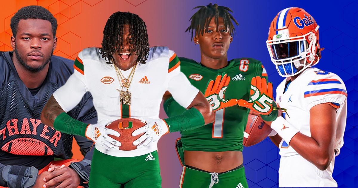 The Miami Hurricanes and Gators are going at it in recruiting