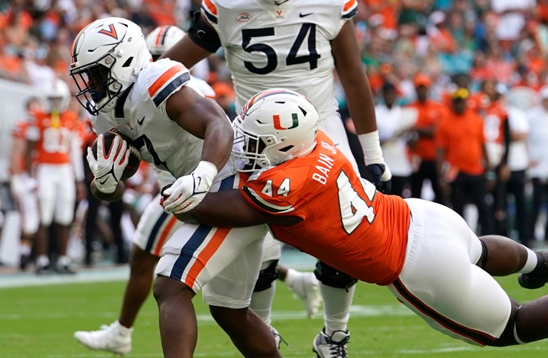 Miami freshman DL Rueben Bain excited for 1st taste of UM-FSU