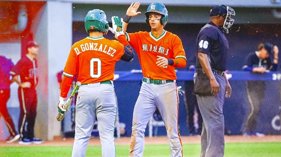 Miami uses six runs in seventh to beat FIU